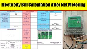 Electricity Bill Calculation After Net Metering in Pakistan